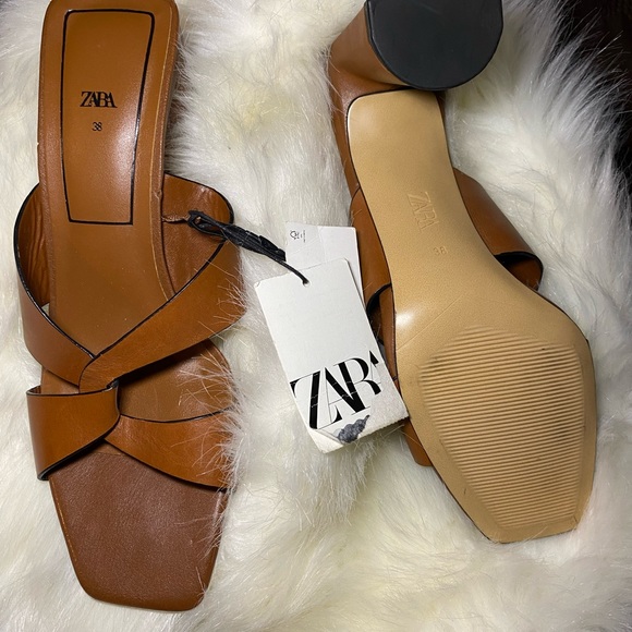 Zara | Shoes | Zara Heel Sandal | Poshmark